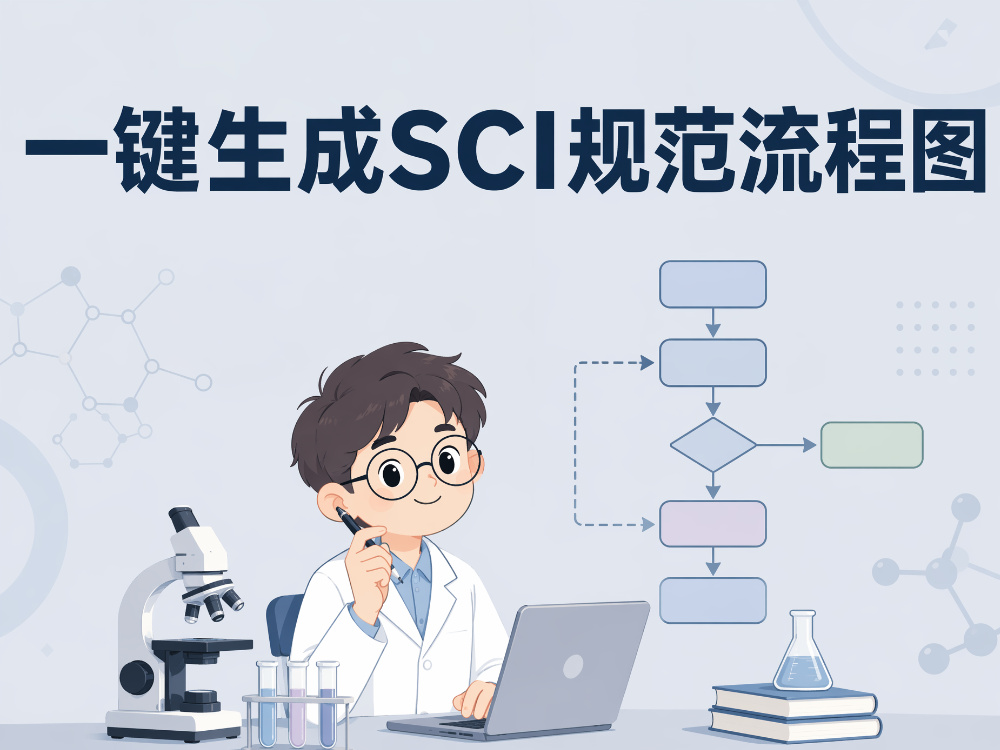 PicDoc科研流程图绘制教程：一键生成SCI规范流程图